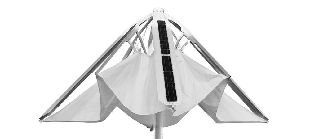 Shade structures against sunshine and rain: our solar umbrellas! | MDT-tex